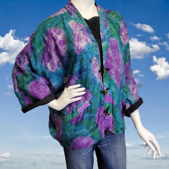 Kembali | Jackets & Coats | Kembali Collection Reversible Funky Art To ...